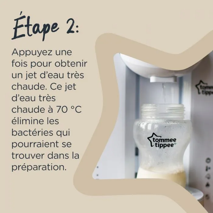 Tommee Tippee Préparateur de Biberons Perfect Prep Blanc - Bebemaman.ma