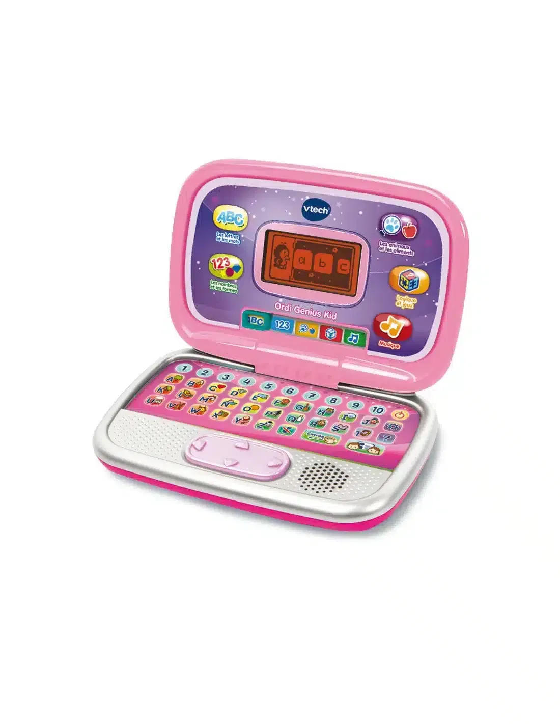 VTech Ordi Genius Kid Rose – Ordinateur Éducatif 3 à 7 ans - Bebemaman.ma